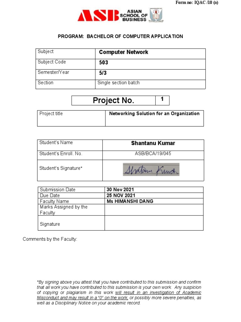 CN Mini Project | PDF