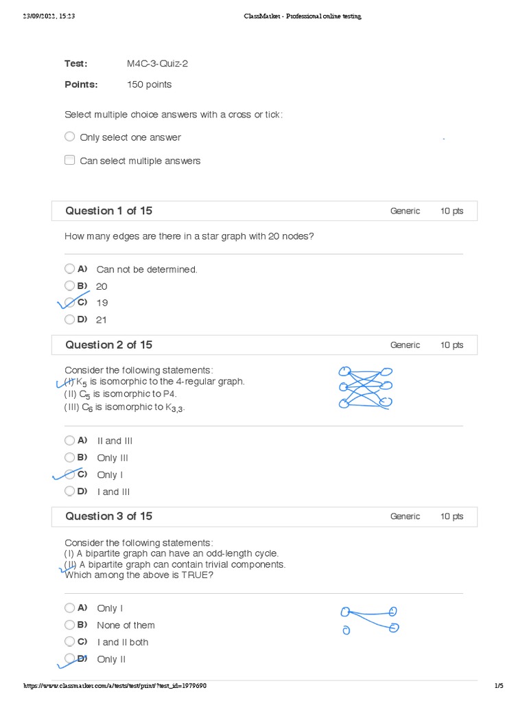 Quiz 2 Solution | PDF