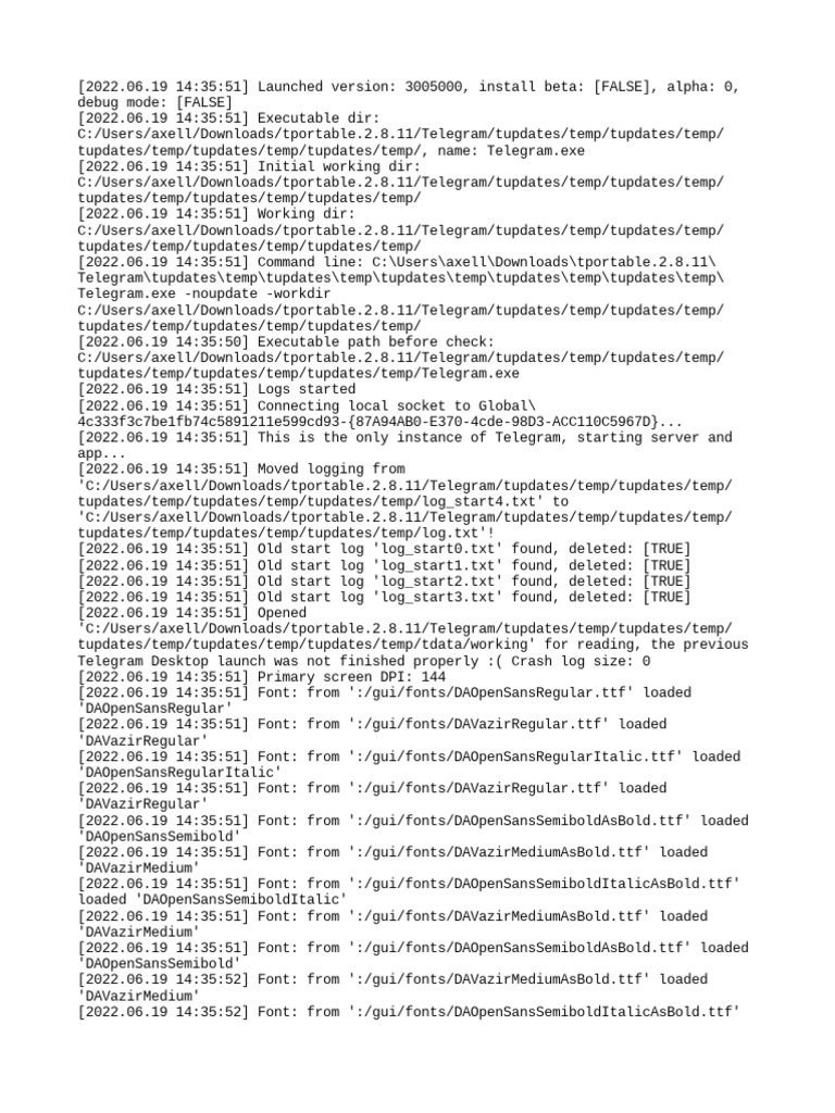 Log | PDF | Computing | System Software