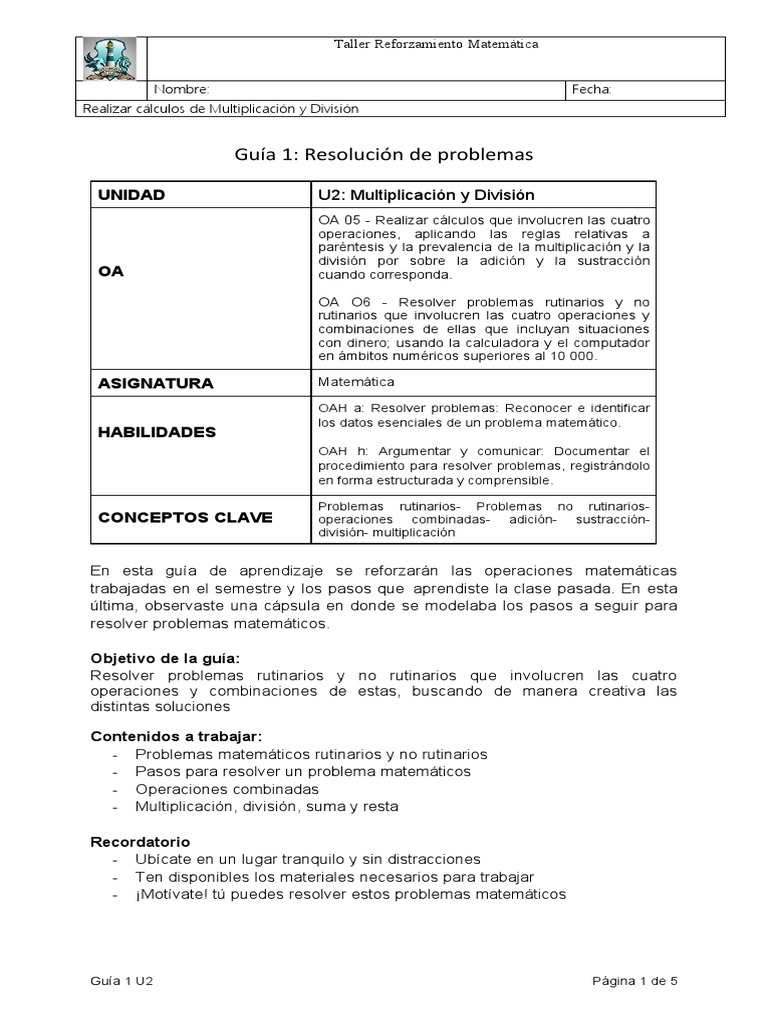 Resolición de Problemas 5° | PDF | Sustracción | Matemáticas