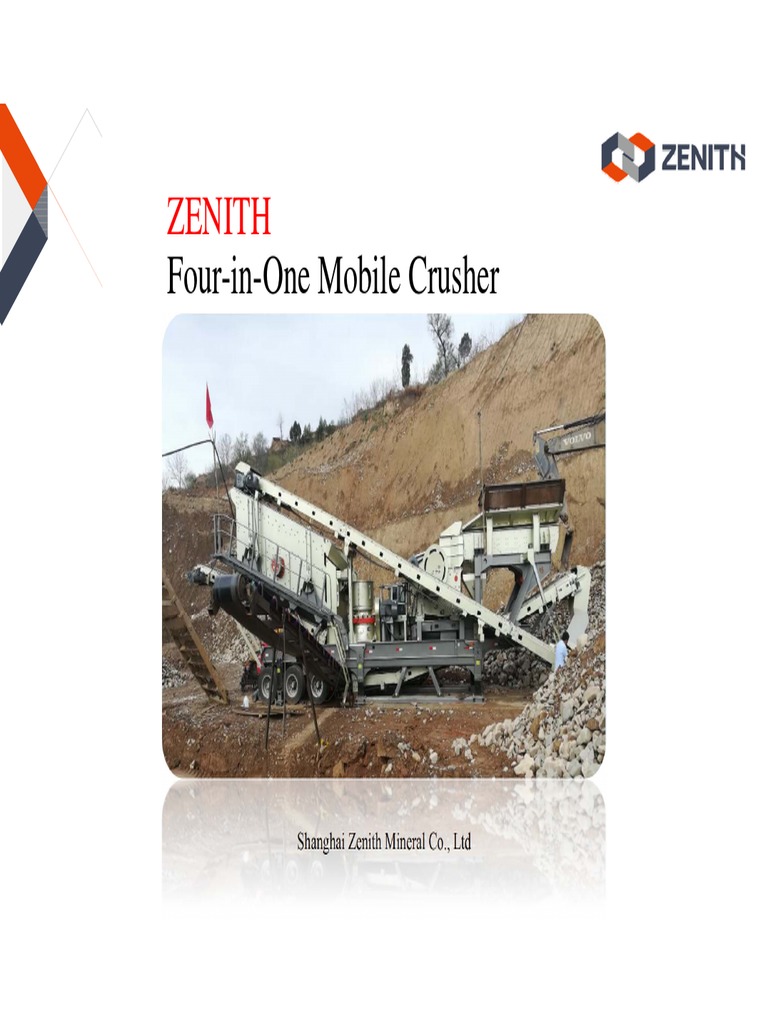 ZENITH Four-In-One Mobile Crusher | PDF | Economic Sectors | Mechanical Engineering