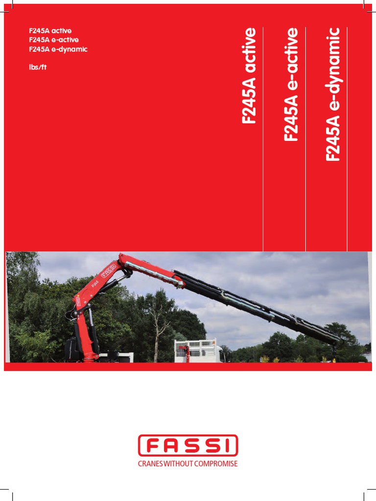 GRUA FASSI F245A | PDF