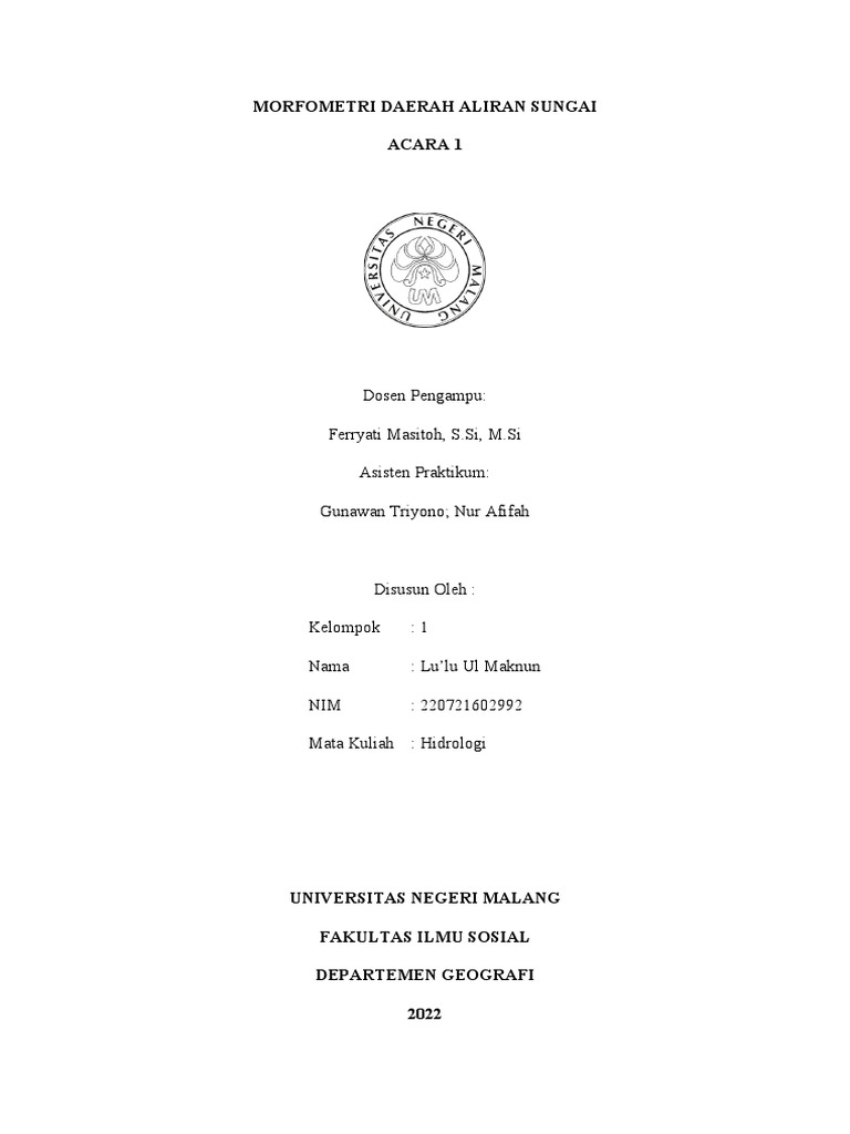 Daerah Aliran Sungai | PDF