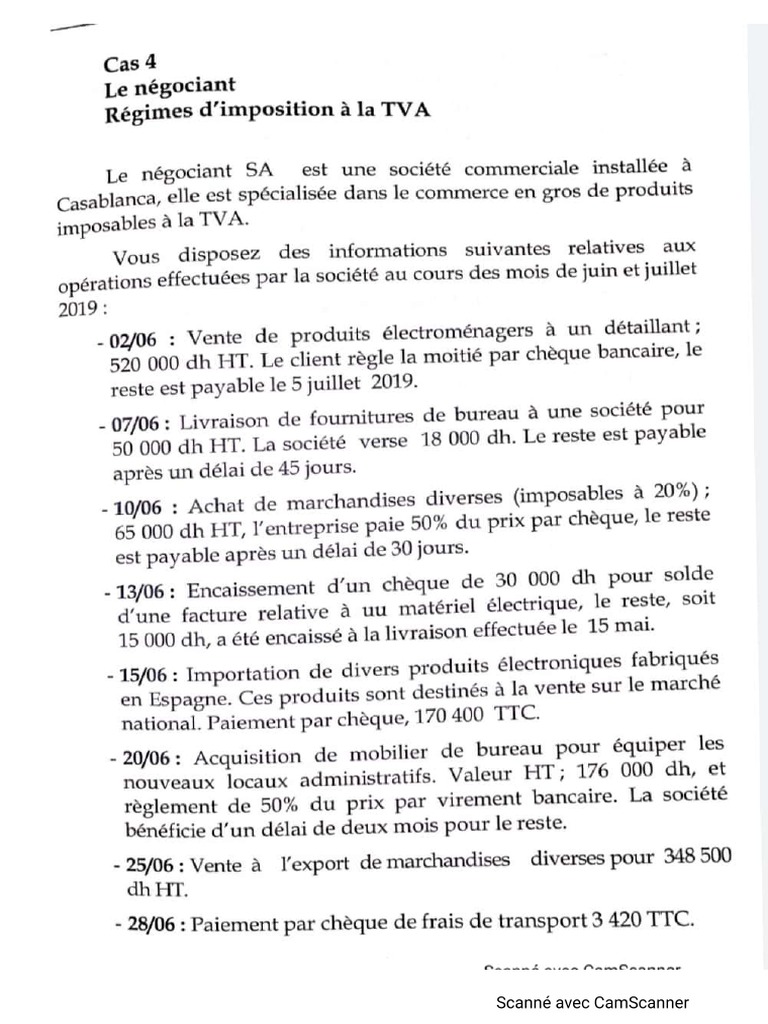 Exercice Tva | PDF