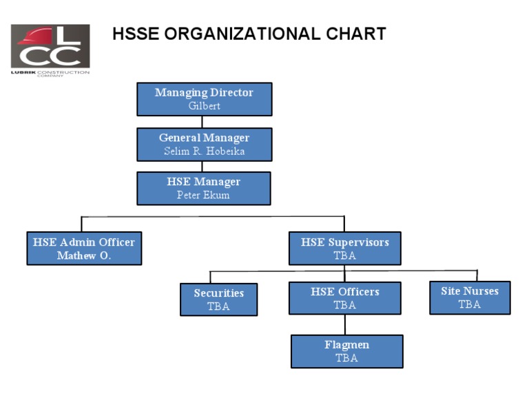 Hsse Organizational Chart | PDF