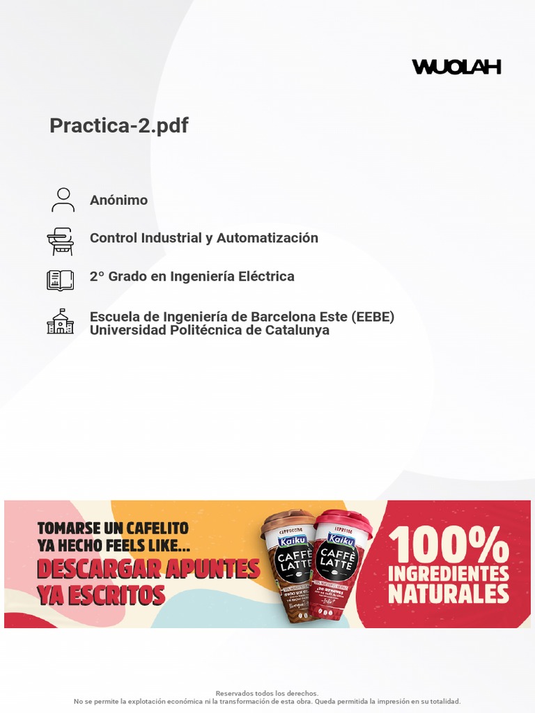 Wuolah Free Practica 2 | PDF