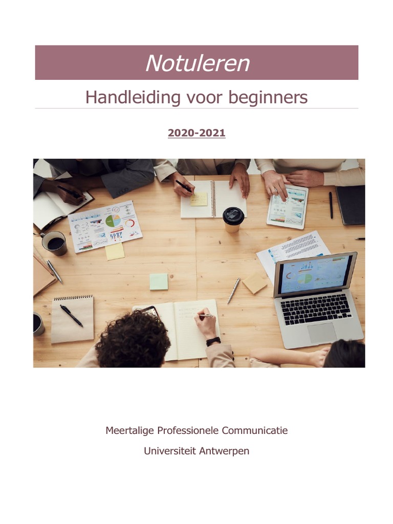 Notuleren Handleiding Voor Beginners | PDF
