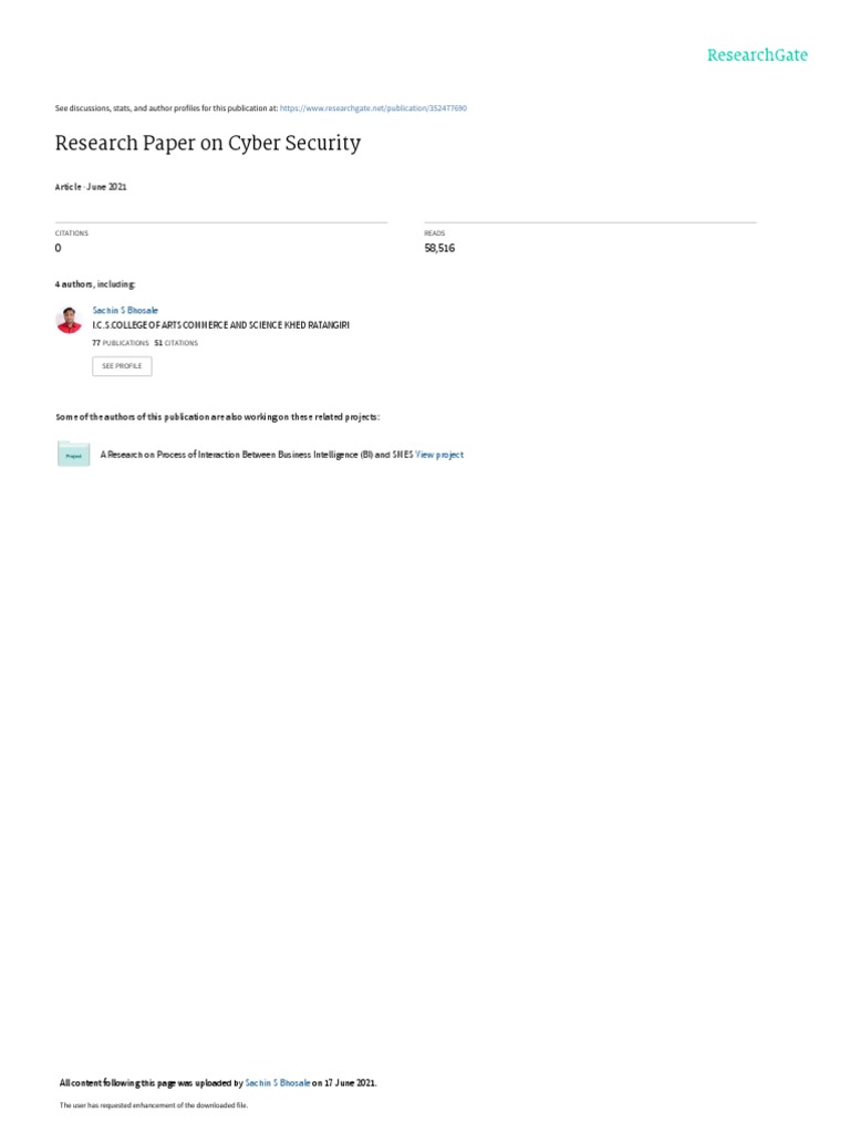 Understanding the Foundations of Effective Cyber Security: People ...