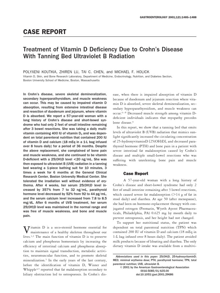 PIIS0016508501054361 | PDF | Vitamin D | Vitamin