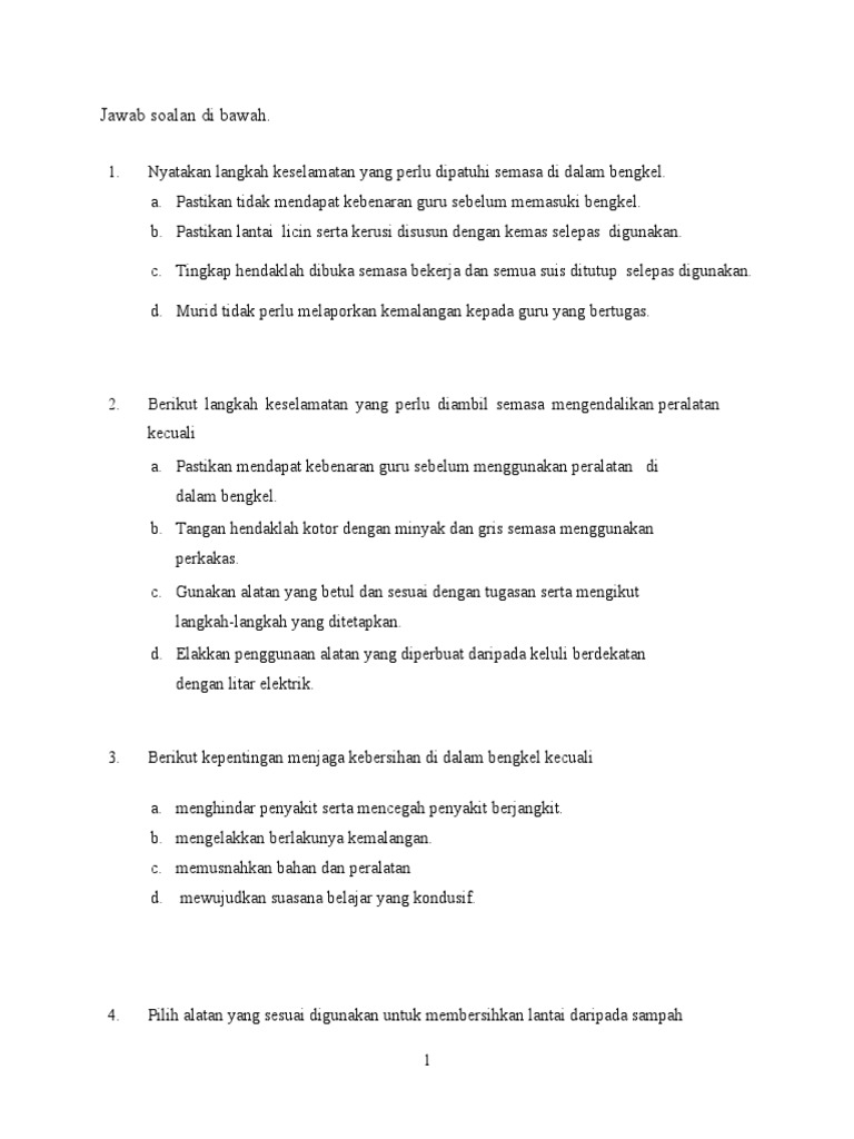 Soalan Jahitan | PDF