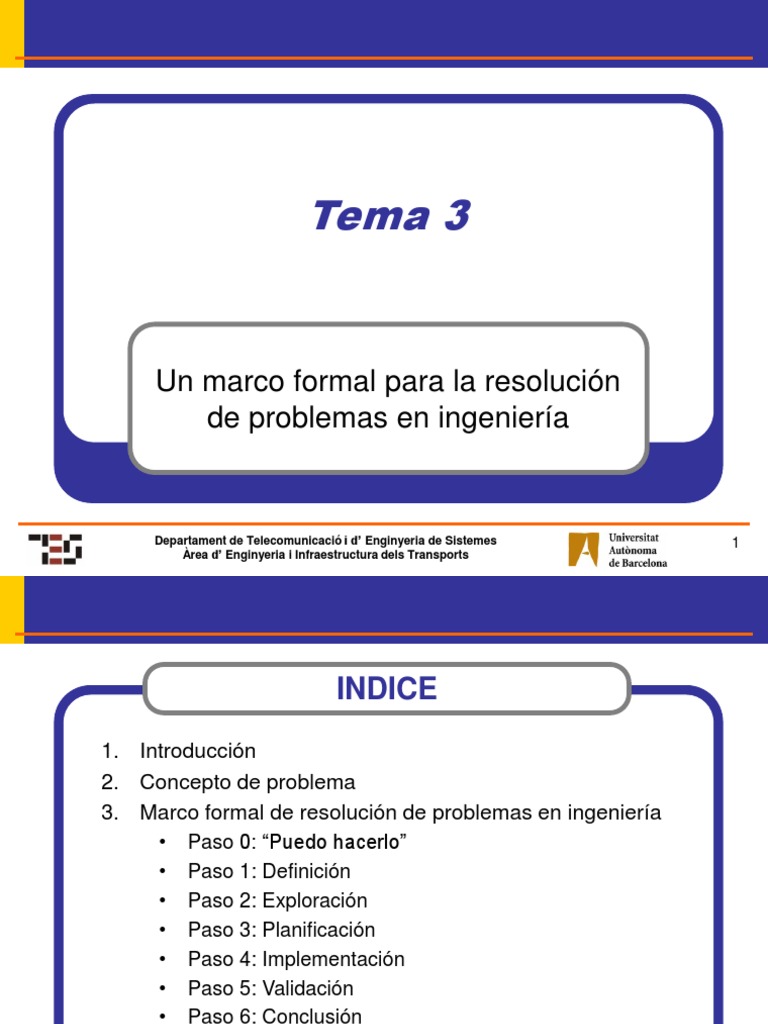 Tema 3 - Un Marco Formal para La Resolución de Problemas en Ingeniería ...