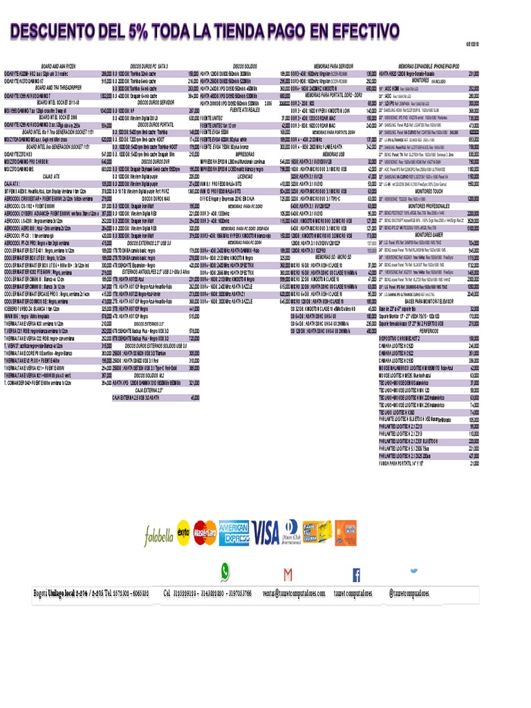 Computer Hardware Price List 2018 | PDF