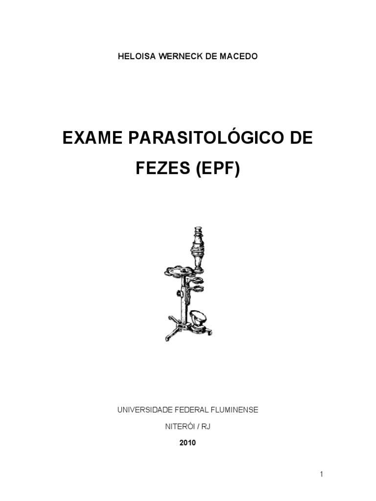 Exame Parasitológico de Fezes (Epf) | PDF | Ágar | Química