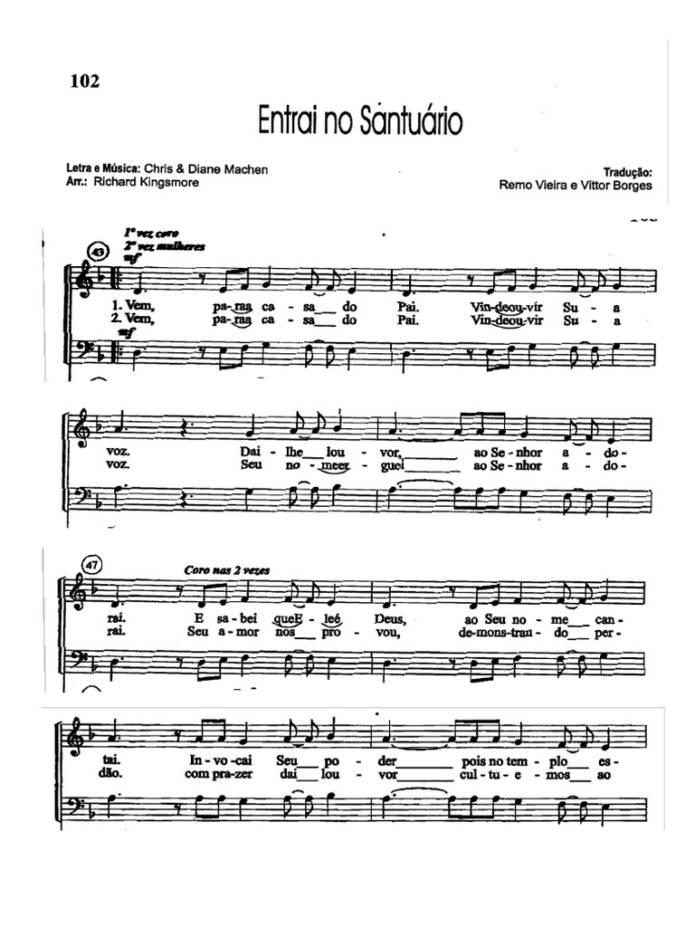 Entrai No Santuário | PDF