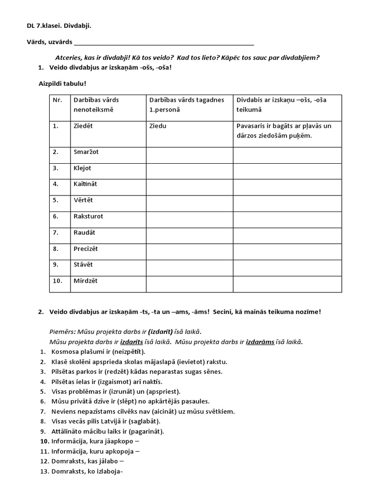 Divdabji 7 - KL | PDF