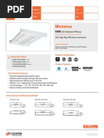 Metalux SWLED Data Sheet | PDF | Lighting | Internet Of Things