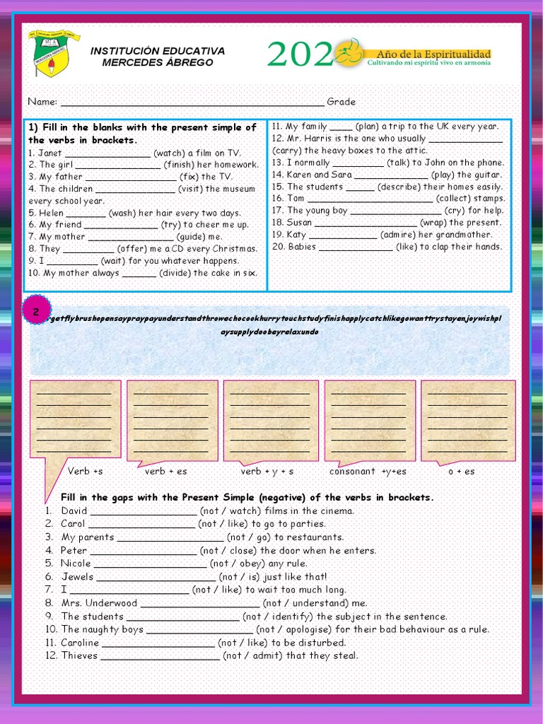 Present-Simple Quiz | PDF