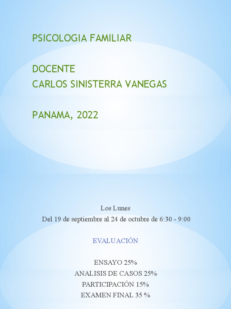 Psic Familiar. Unidad | PDF | Sicología | Psicoterapia