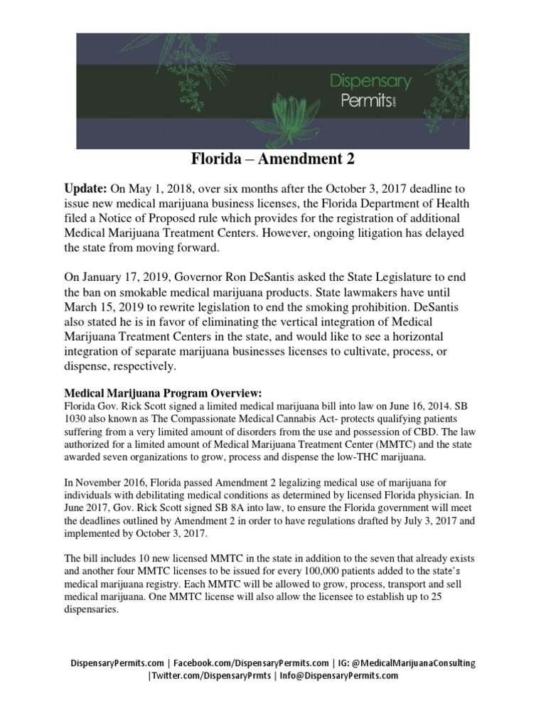 DP-State Overview - Florida - Rank 4 - Feb 2019 | PDF | Cannabis ...