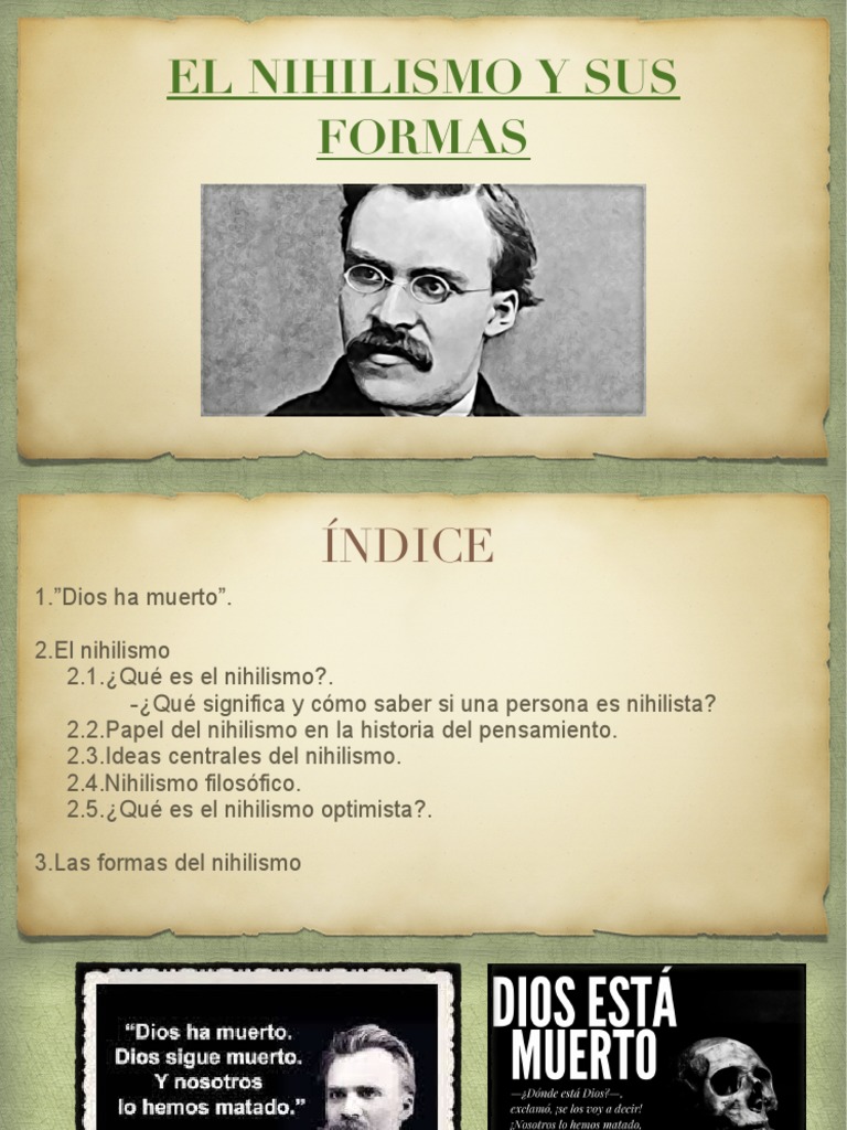 Formas y Conceptos del Nihilismo | PDF