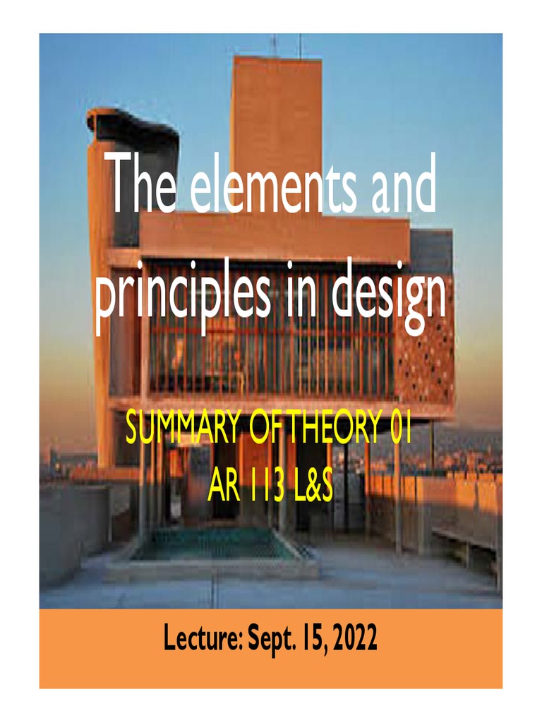 Lect +03 +the+Principles+of+Composition | PDF | Composition (Visual ...