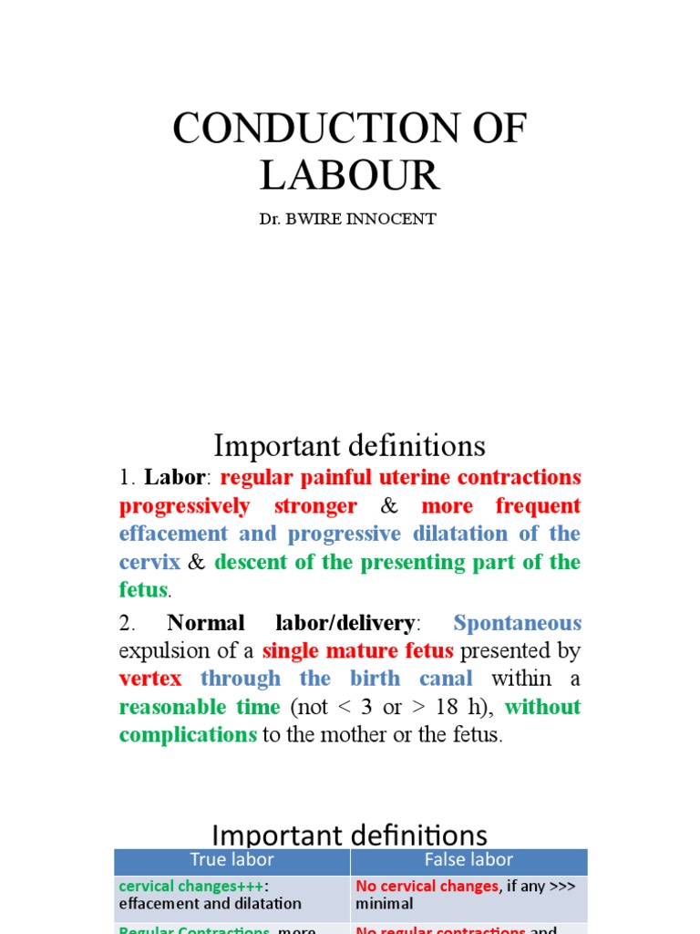 Managing Normal Labor Stages | PDF | Childbirth | Uterus