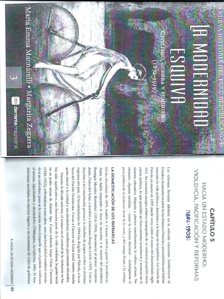 Hacia Un Estado Moderno.1896. 1908. M.E.mannarelli. M.zegarra | PDF