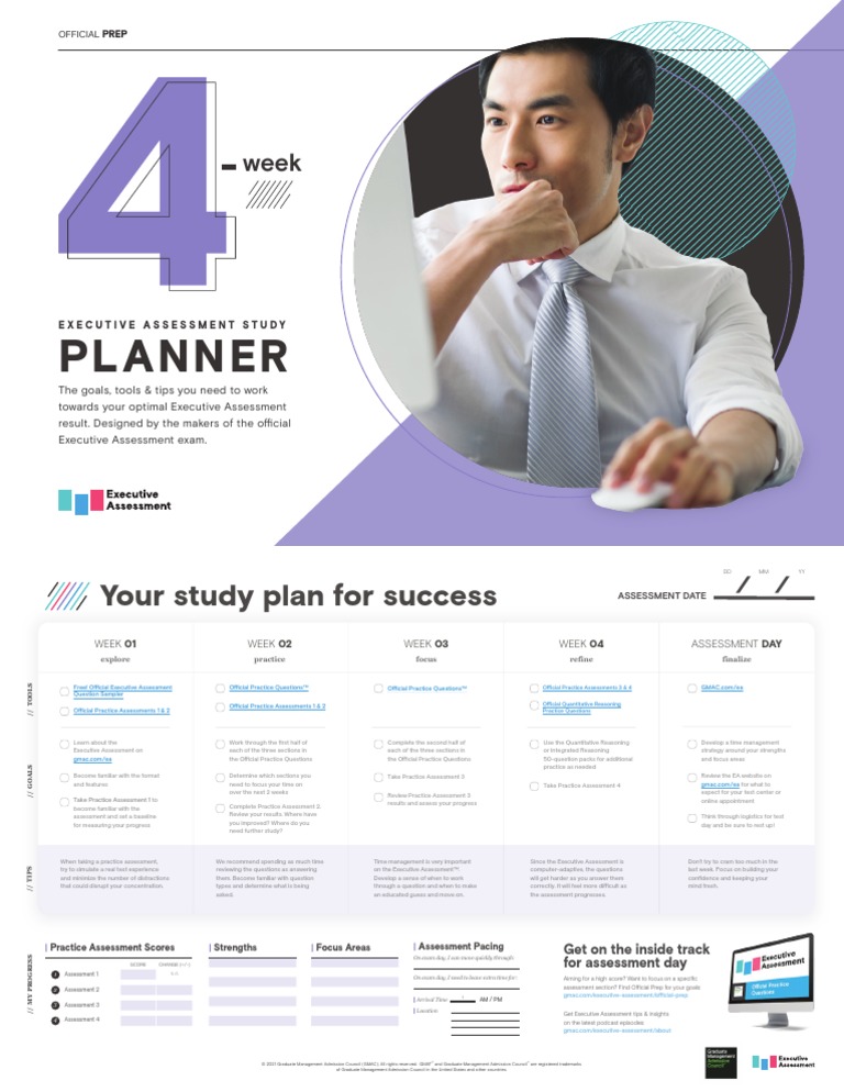 Executive Assessment 4 WK Planner 2 Web | PDF