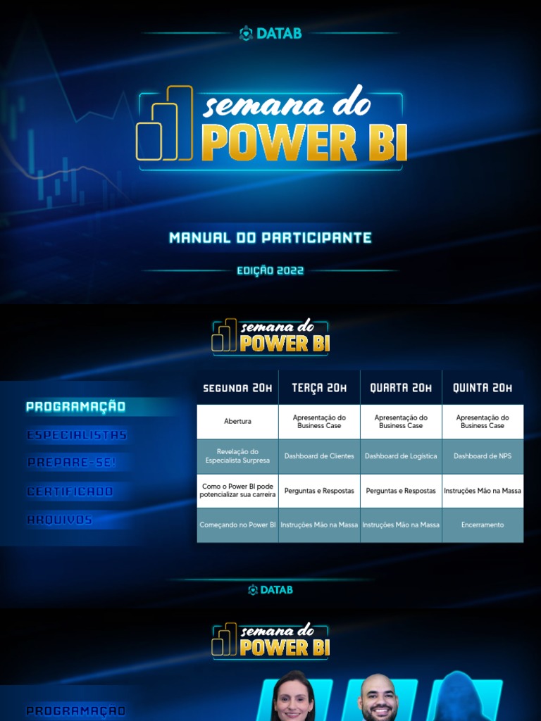 DATAB-Manual Do Participante - Semana Do Power BI 2022 | PDF