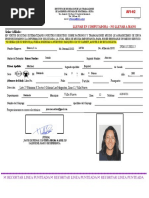 Formulario para IRTRA | PDF