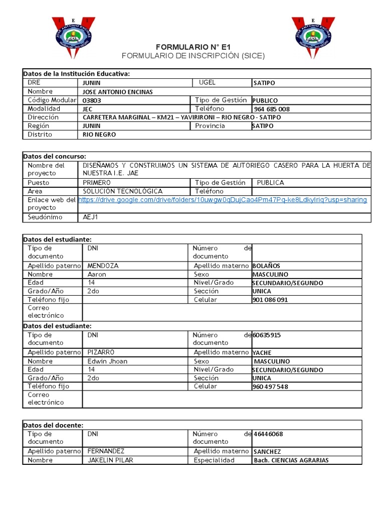 ANEXOS EUREKA 2022, Proyecto JAE - ETAPA UGEL | PDF | Riego | Contaminación