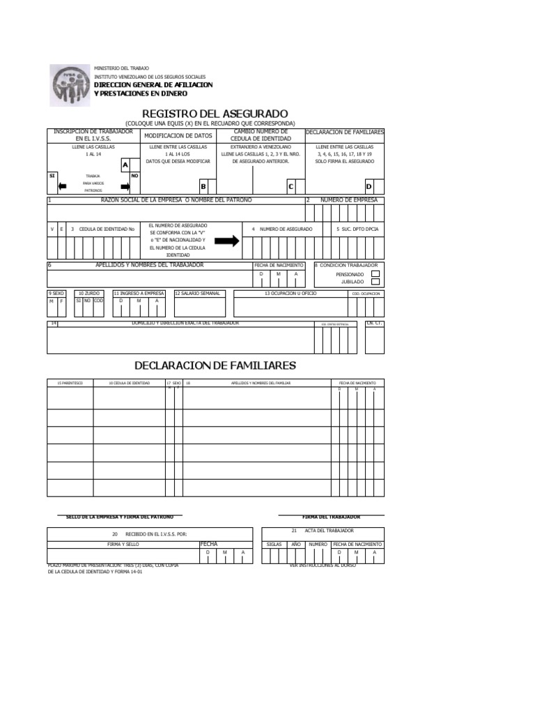 Planilla 14 02 Ivss | PDF | Gobierno y personalidad