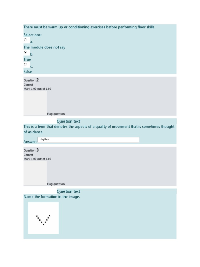 UGRD-PHYED6102 Rhythmic Activities (Prelim Exam 2022) | PDF ...