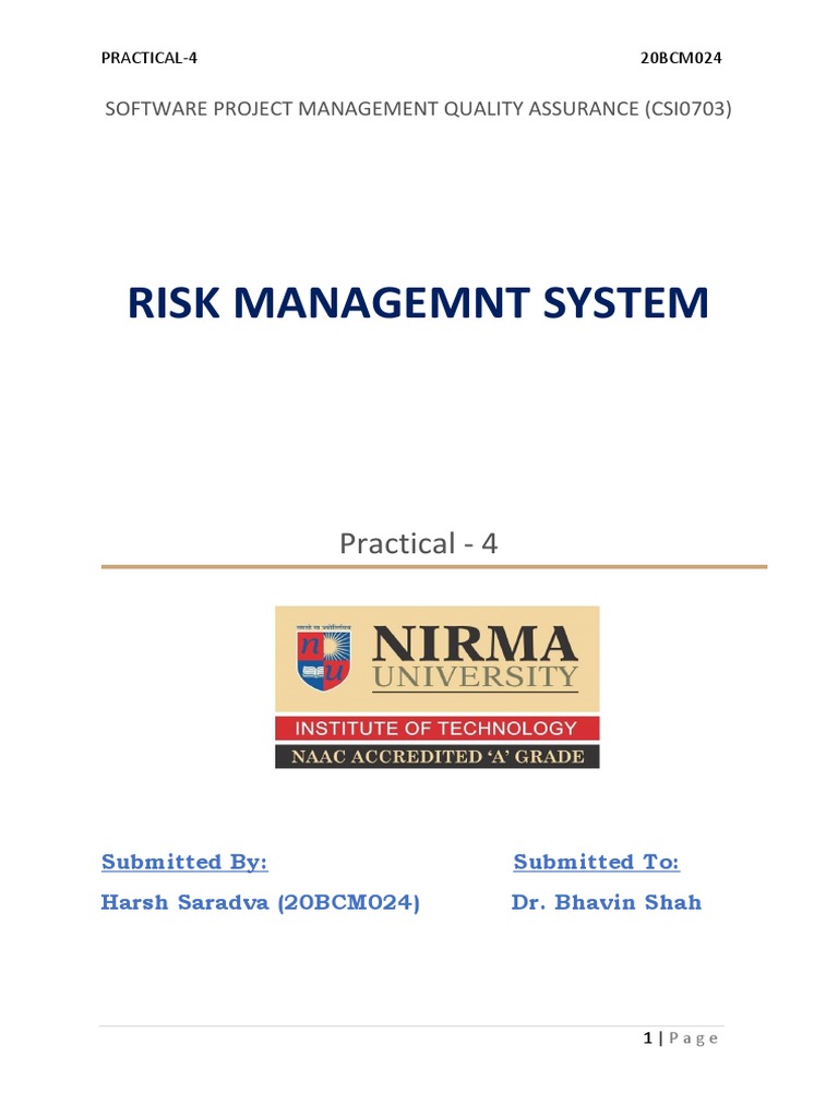 20bcm024 PRACTICAL-4 | PDF