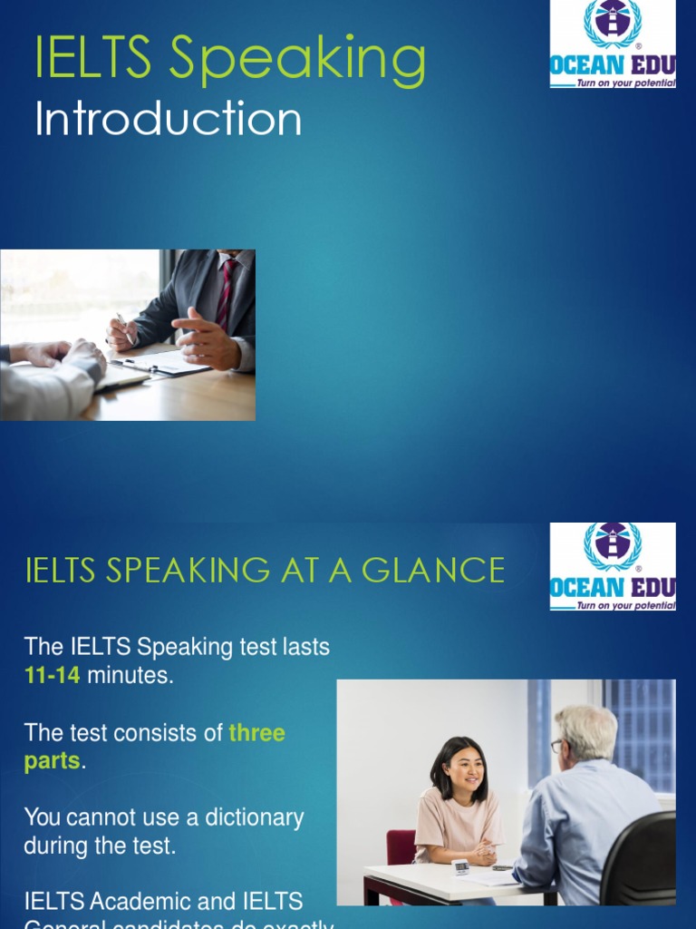 IELTS-LP-Introduction-to-IELTS-Speaking | PDF
