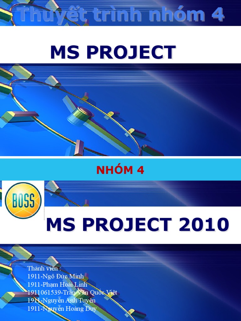 123doc Slide Thuyet Trinh Ms Project 2010 | PDF