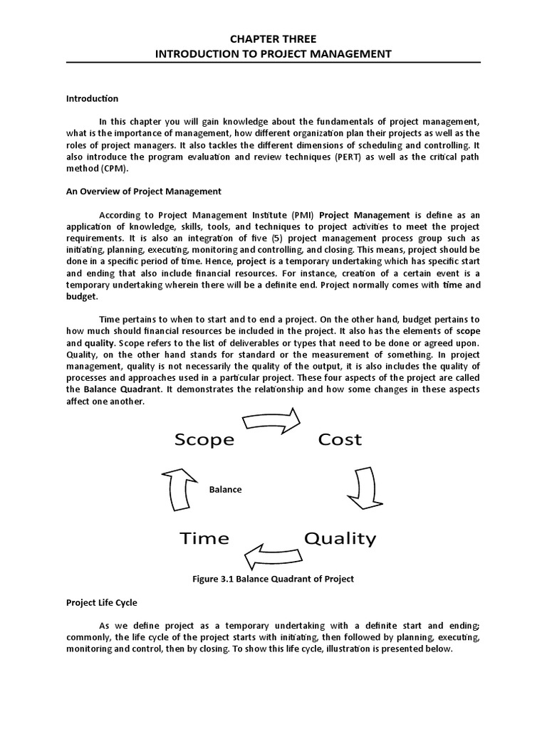 Chapter 3. TQM | PDF | Project Management | Risk Management