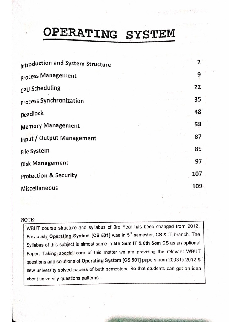 Operating System Makaut Organiser | PDF