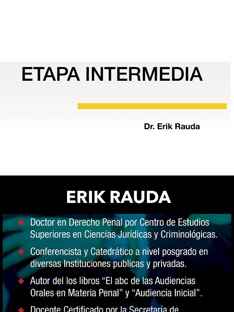 Etapa Intermedia | PDF
