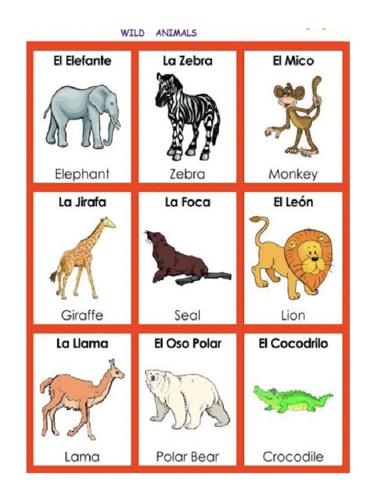 Wild Animals | PDF