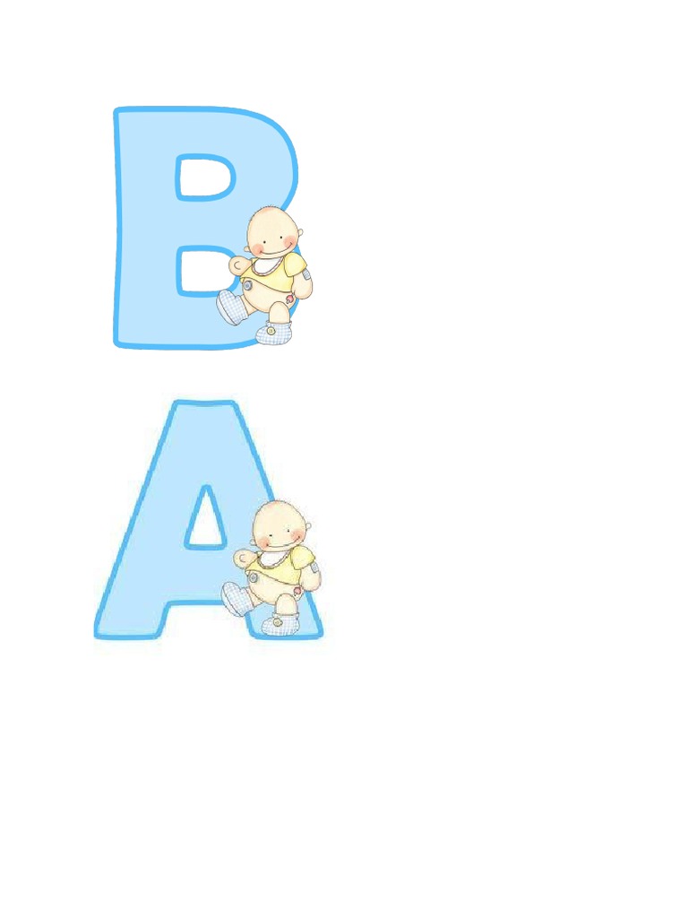 Letras Baby Shower | PDF