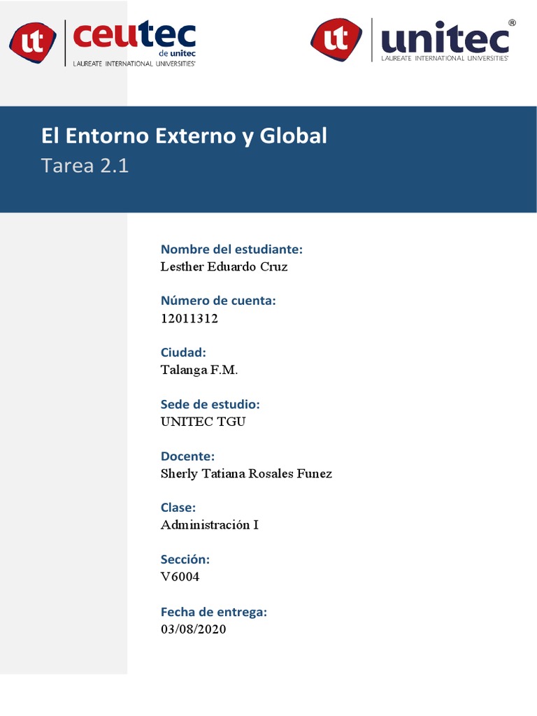 Admin. Tarea 2.1 | PDF