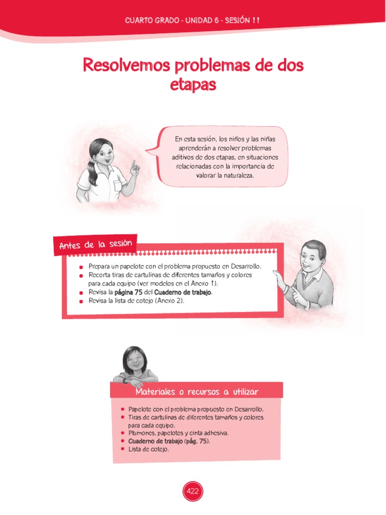 Resolvemos Problemas de Dos Etapas | PDF