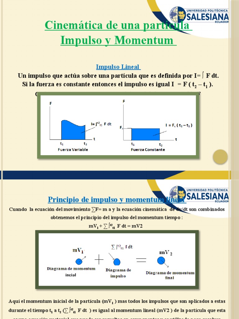 Dinamica 15 PPT | PDF | Impulso | Fuerza