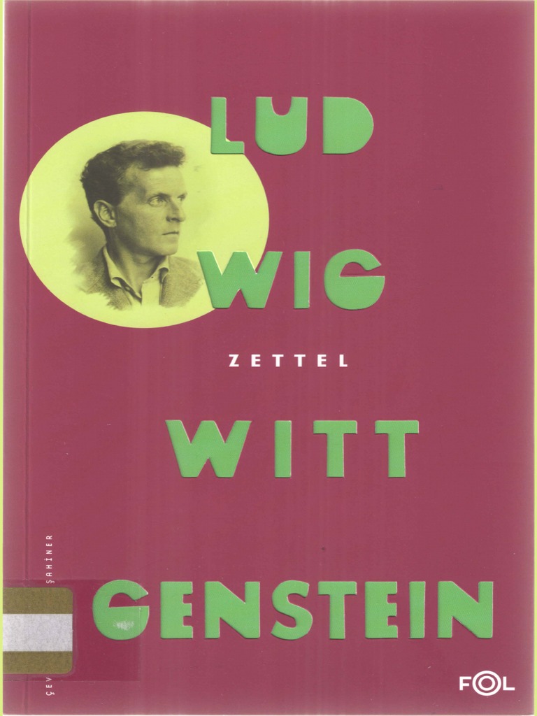 Ludwig Wittgenstein Zettel Fol Cs Pdf