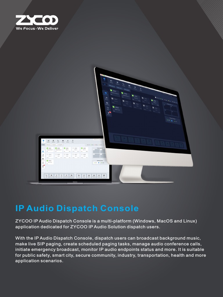 IP Audio Dispatch Console Datasheet v1.0.1 | PDF | Speech Synthesis ...