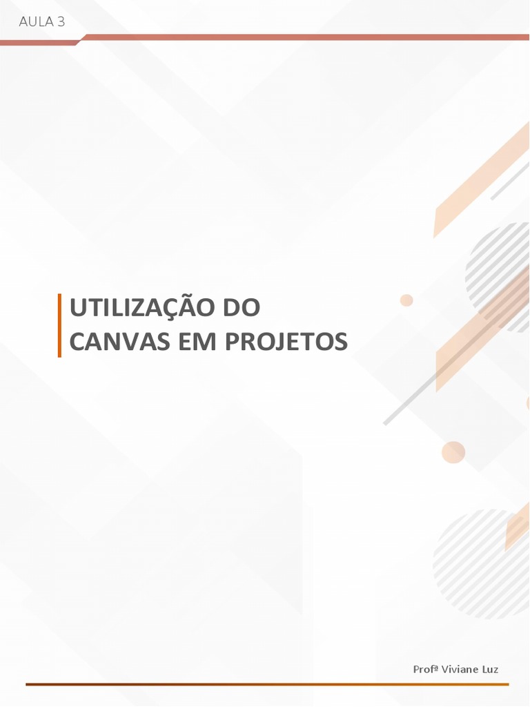 Tema 3 - Conhecendo o Project Model Canvas | PDF | Tempo | Planejamento