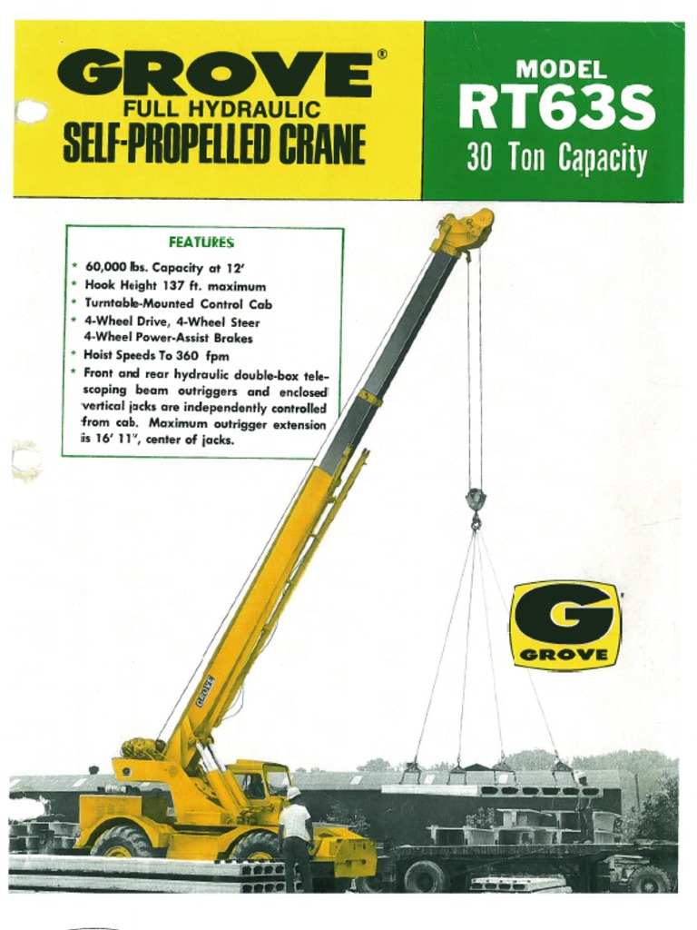 Grove - RT 63S | PDF