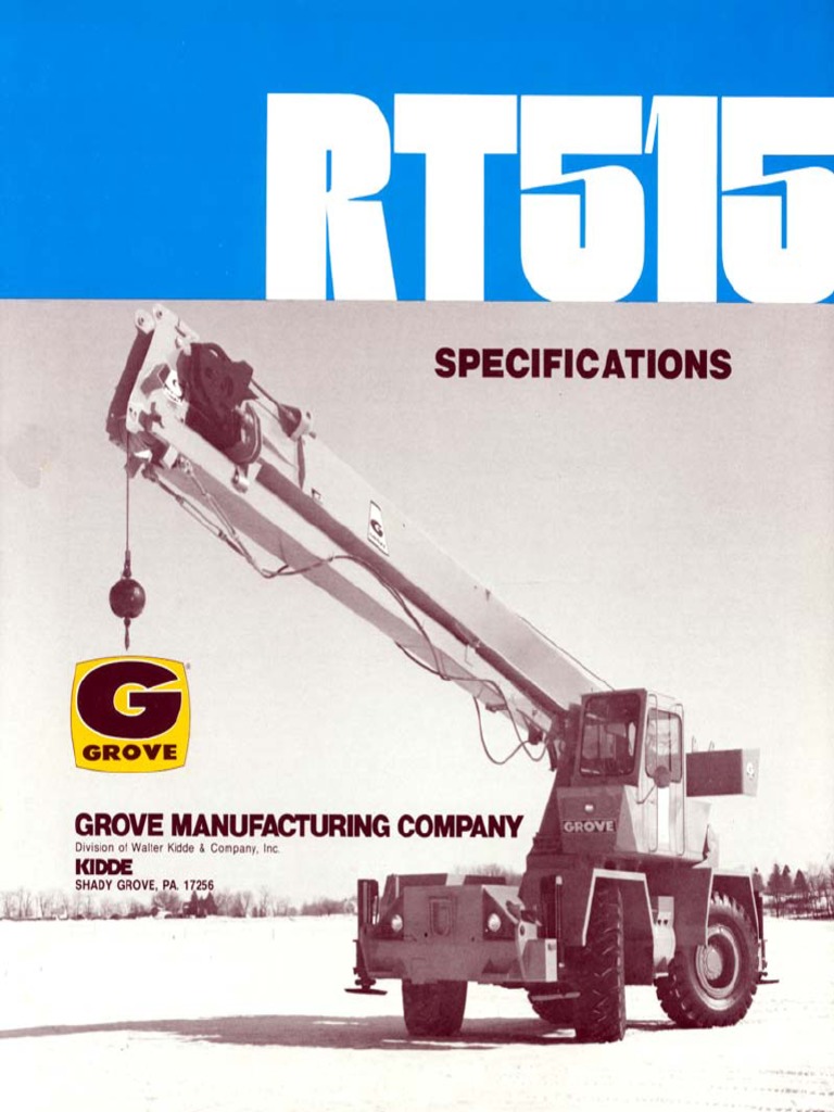 Grove - RT 515-2 | PDF