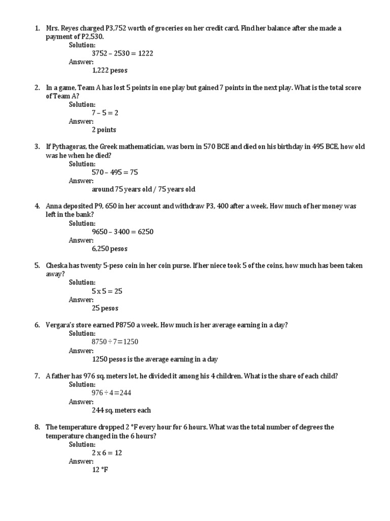 Amazing Race Math Questions | PDF | Money | Banking